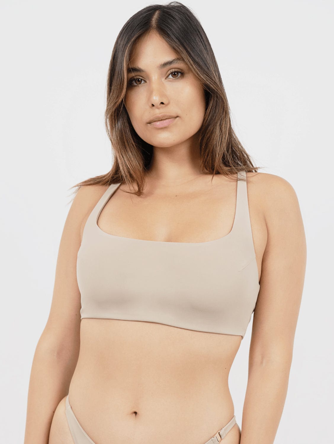 Crete Econyl® Cross Back Bikini Top | Sand – Immaculate Vegan