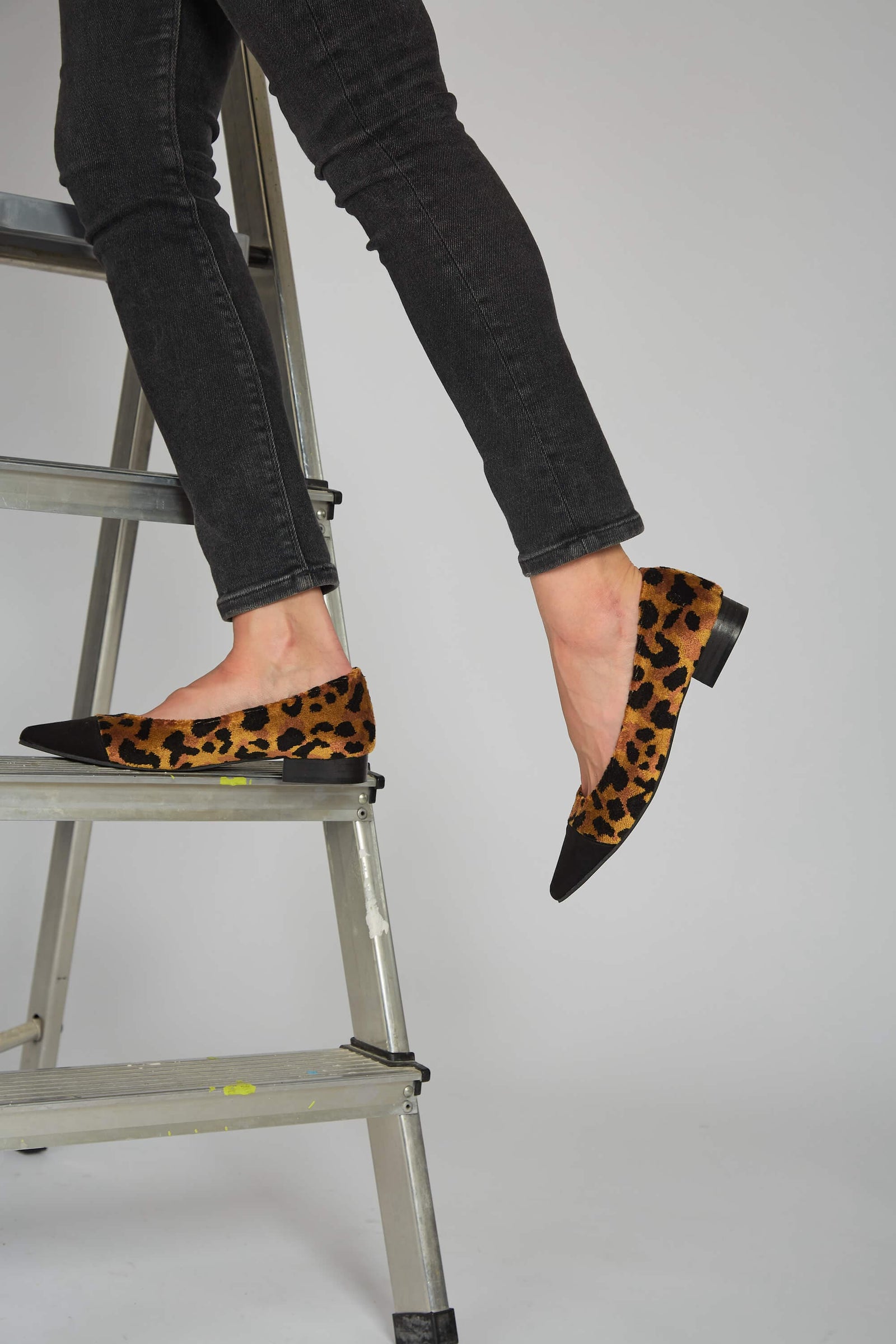 MOMOC - Ferox Vegan Suede Ballerinas | Leopard Print MOMOC - Ferox Vegan Suede Ballerinas | Leopard Print