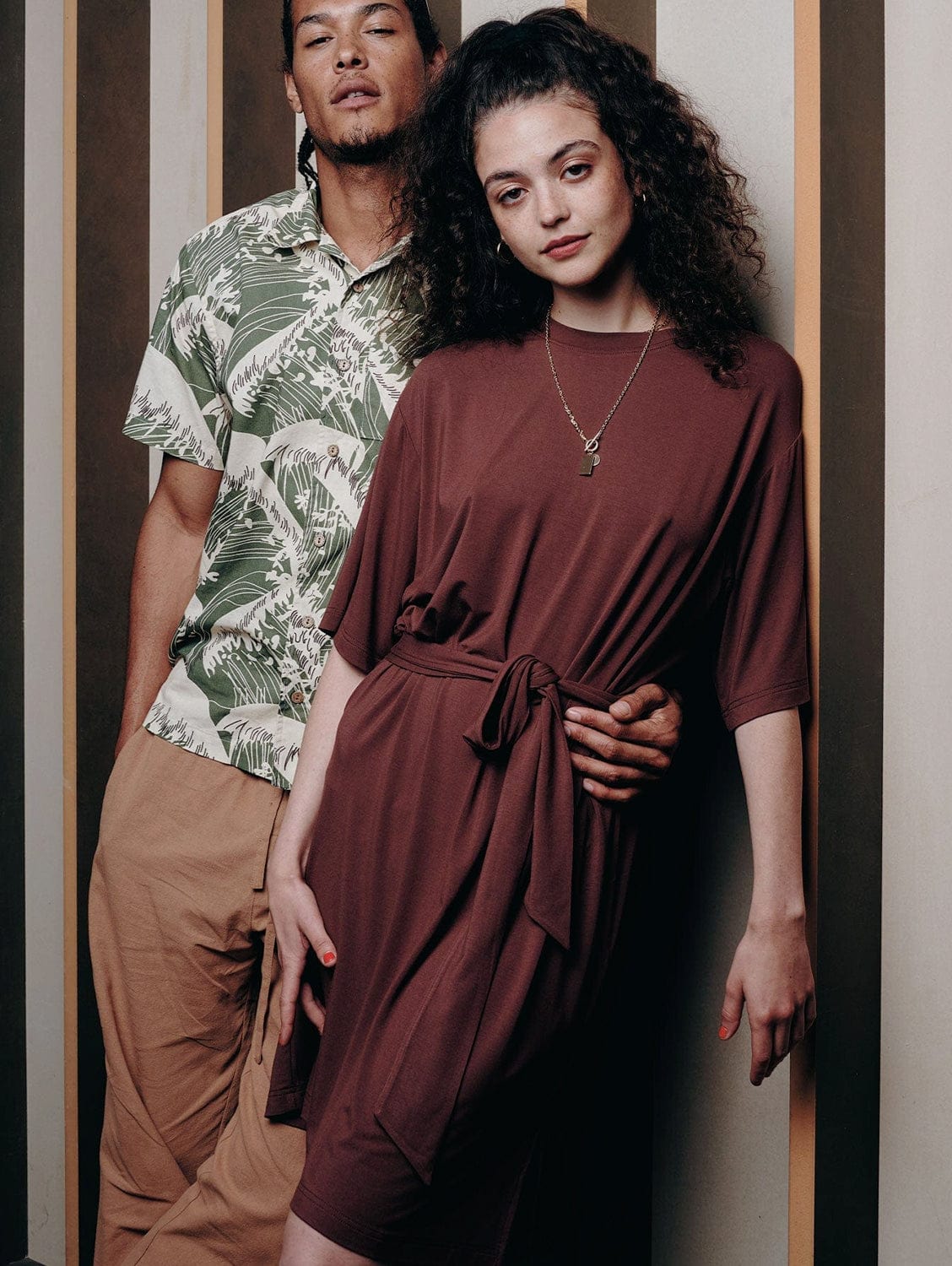 Sadie Women's Modal Spandex Dress | Chocolate – Immaculate Vegan