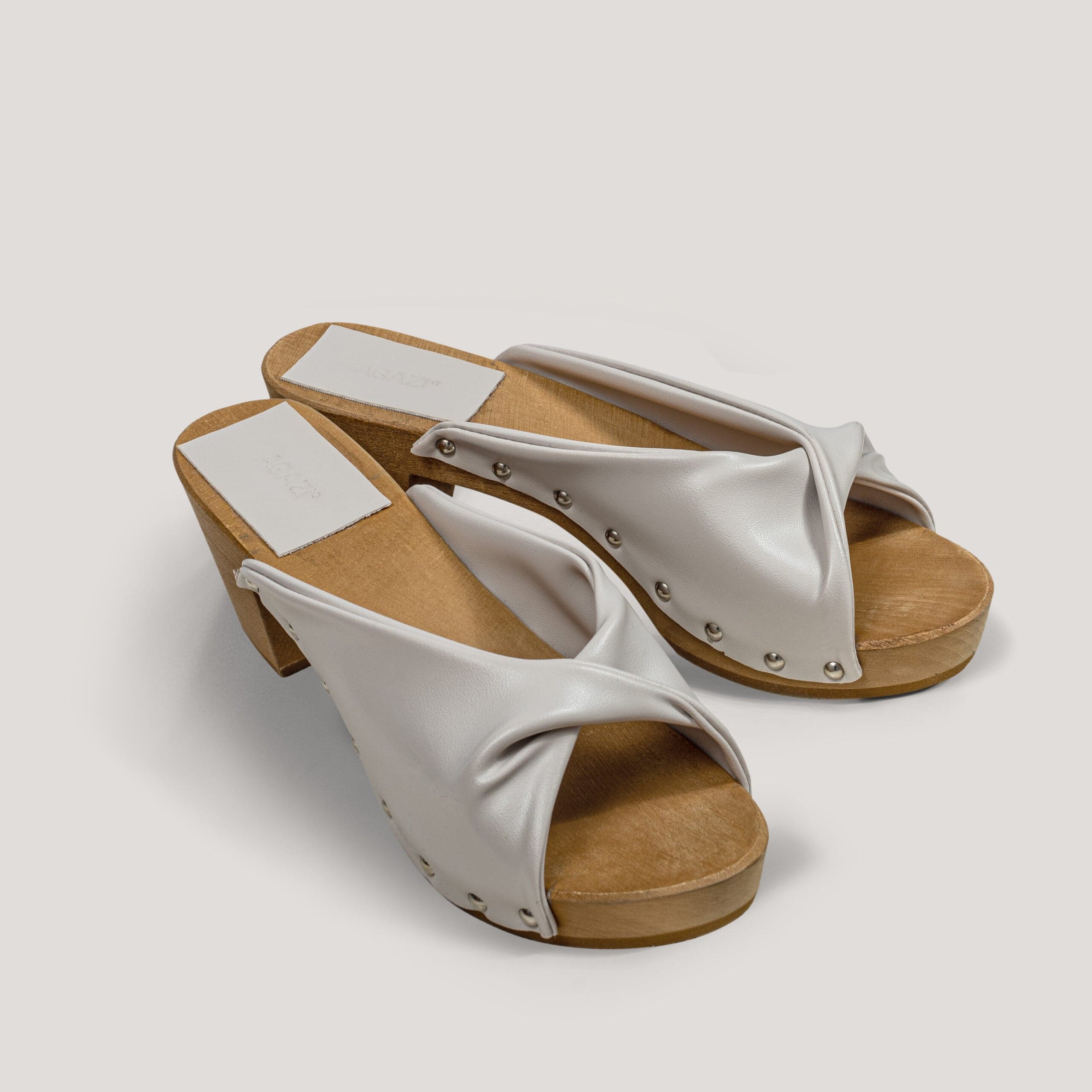 Grape Leather Vegan Clogs | Cream – Immaculate Vegan