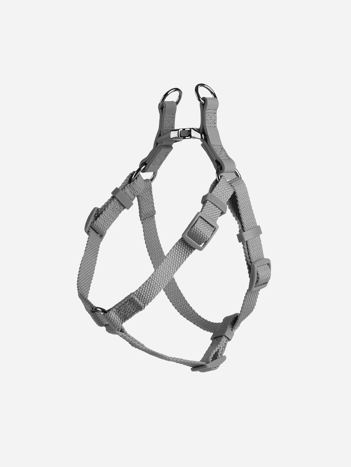 City Vegan Leather & Nylon Dog Harness | Ash Grey – Immaculate Vegan