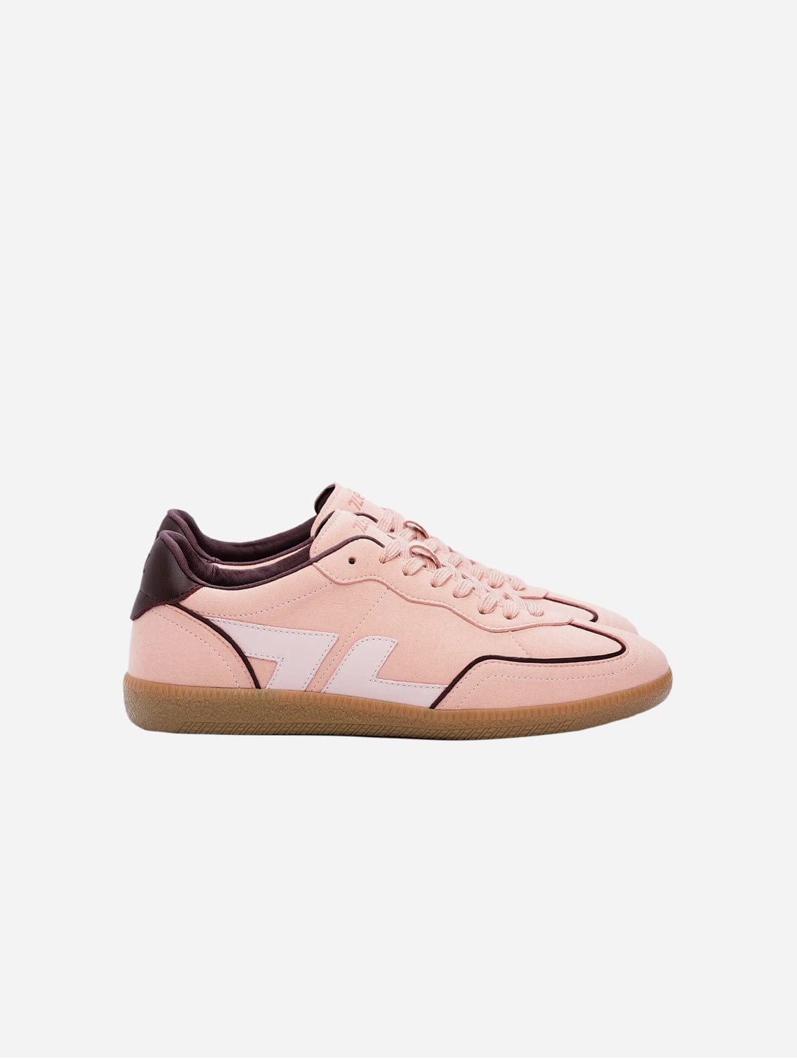 Delta Women's Recycled Vegan Suede Sneakers | Rose – Immaculate Vegan