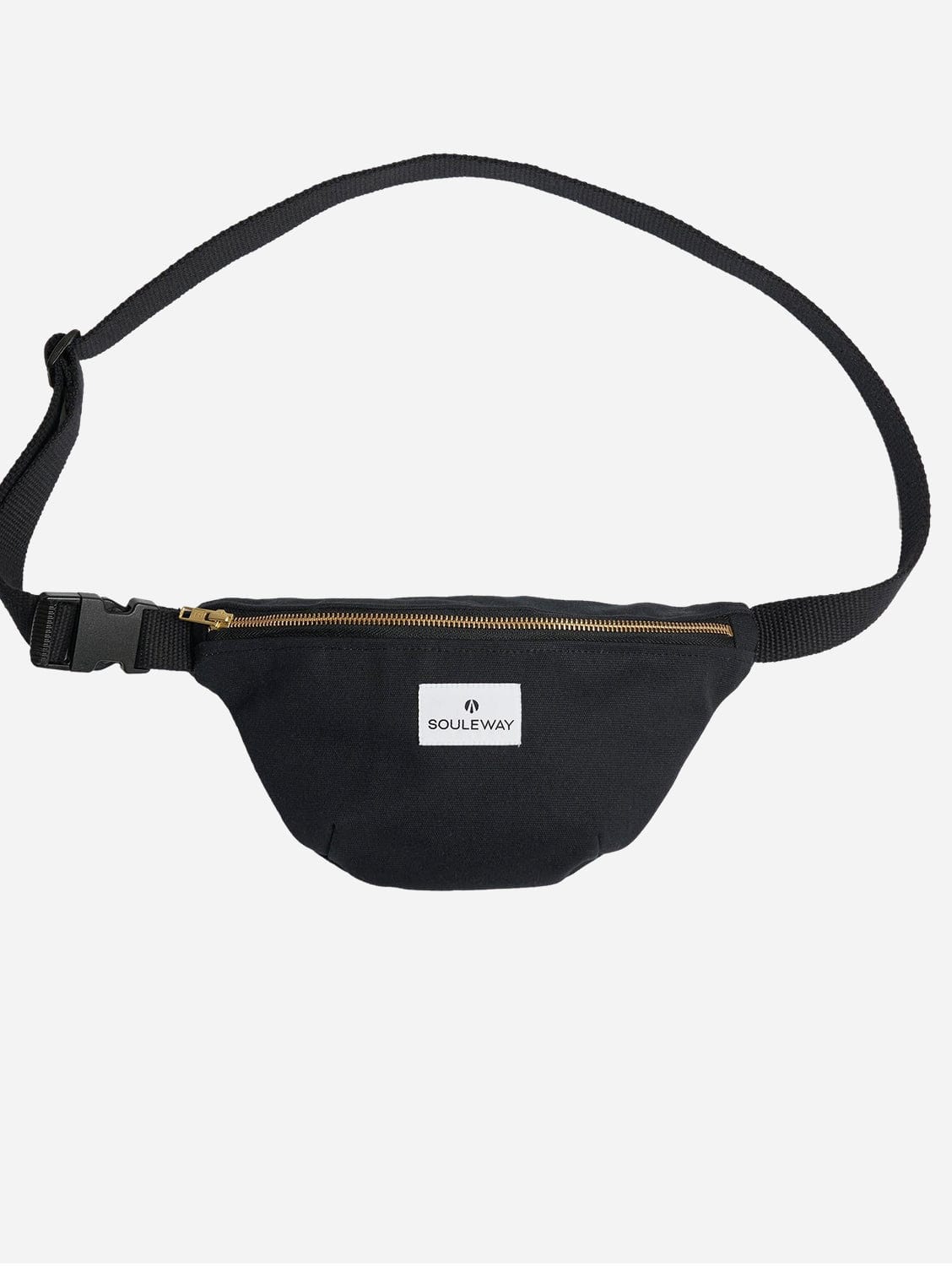 Natural Cotton Canvas Bum Bag | Night Black – Immaculate Vegan