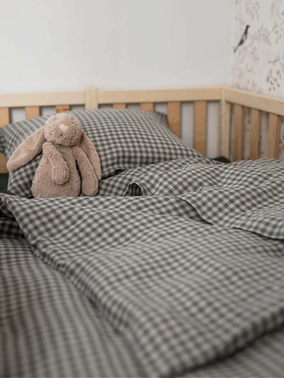 Natural Linen Baby Bedding Set | Multiple Colours – Immaculate Vegan