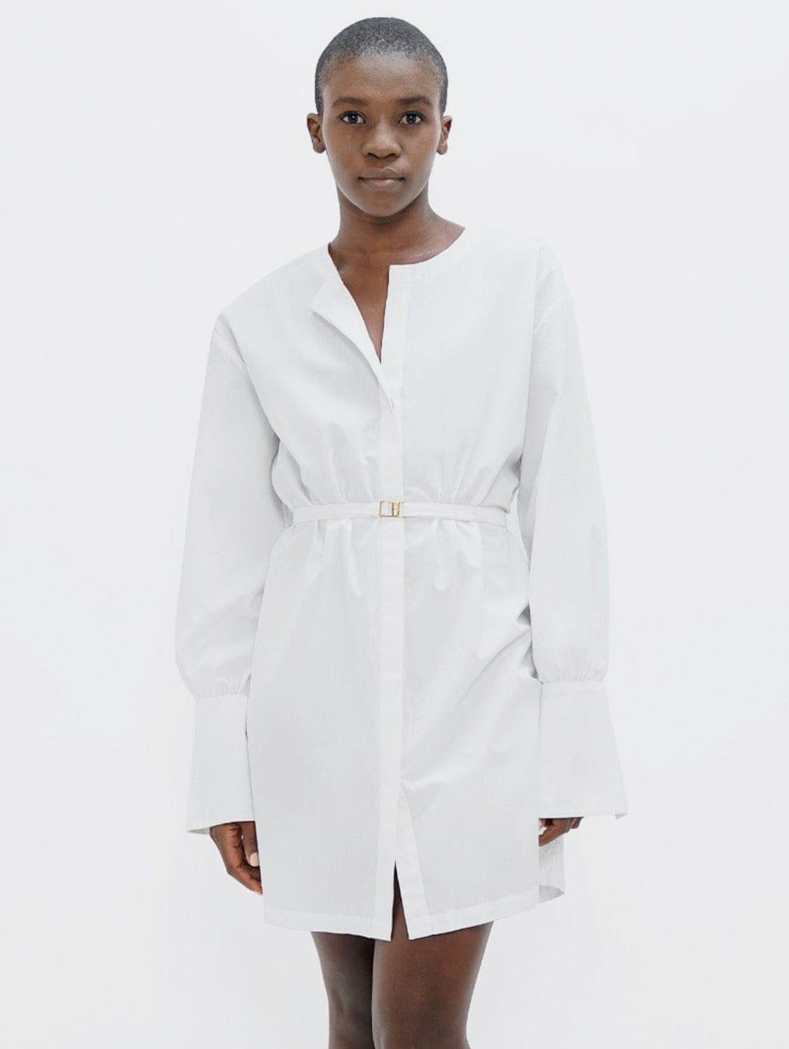 Cap Ferret Organic Cotton Short Dress | White Dove – Immaculate Vegan