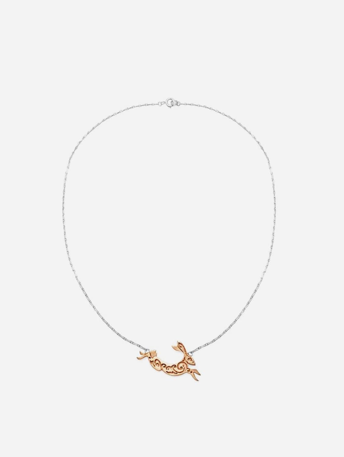 Fairtrade Rose Gold Hare Necklace | 9ct – Immaculate Vegan